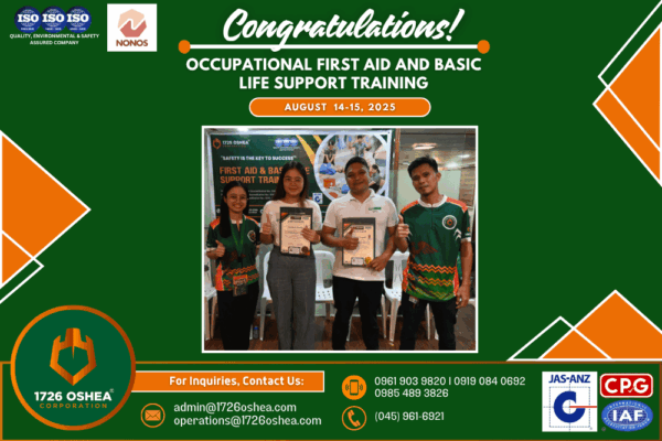 Occupational First Aid & Basic Life Support Training (BATCH 007-2025 ...